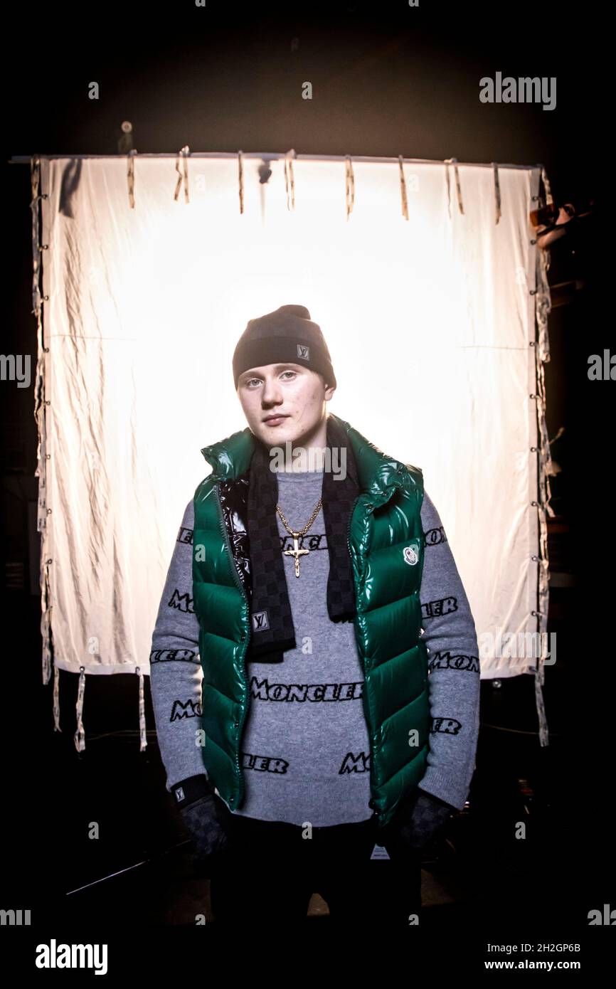 Swedish rapper einar photographed in stockholm hi-res stock photography ...