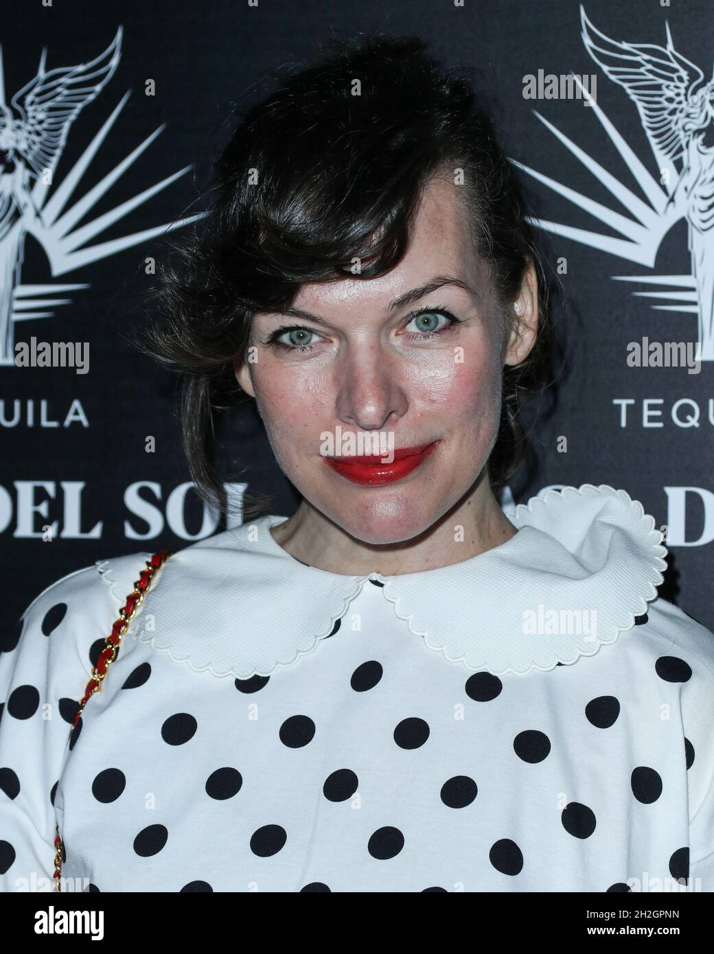 LOS ANGELES, CALIFORNIA, USA - OCTOBER 21: Actress Milla Jovovich ...