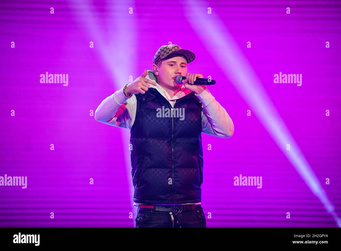 Einar performing swedish tv show idol hi-res stock photography and ...