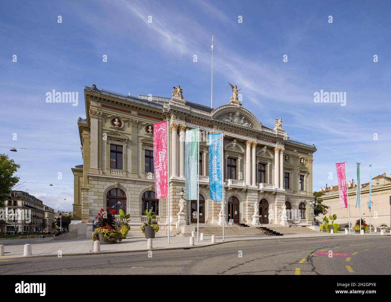 Grand Théâtre de Genève opera house, Geneva, Switzerland Stock Photo ...