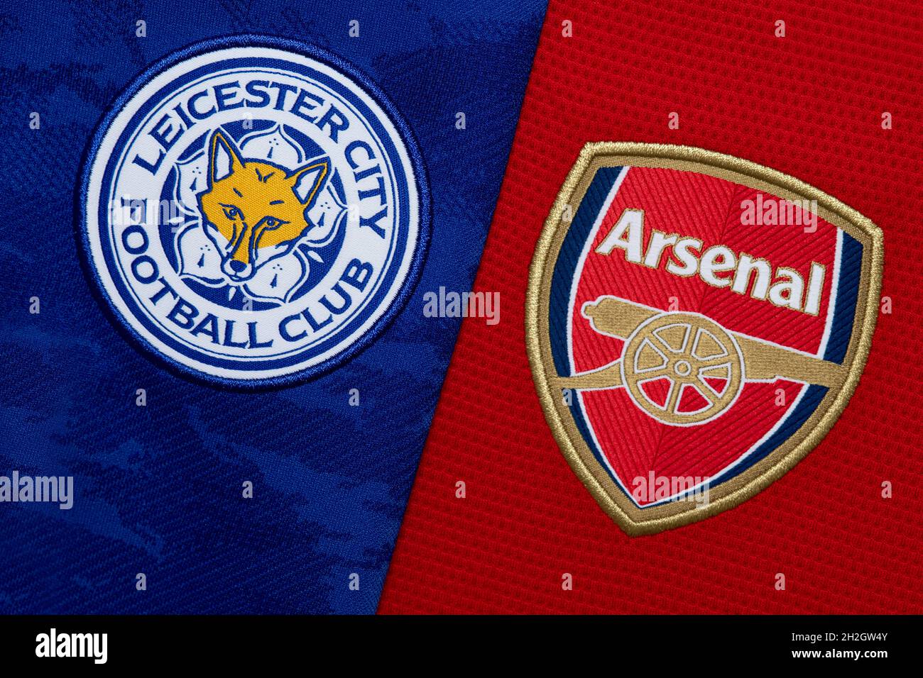 Leicester city football badge hi-res stock photography and images - Alamy