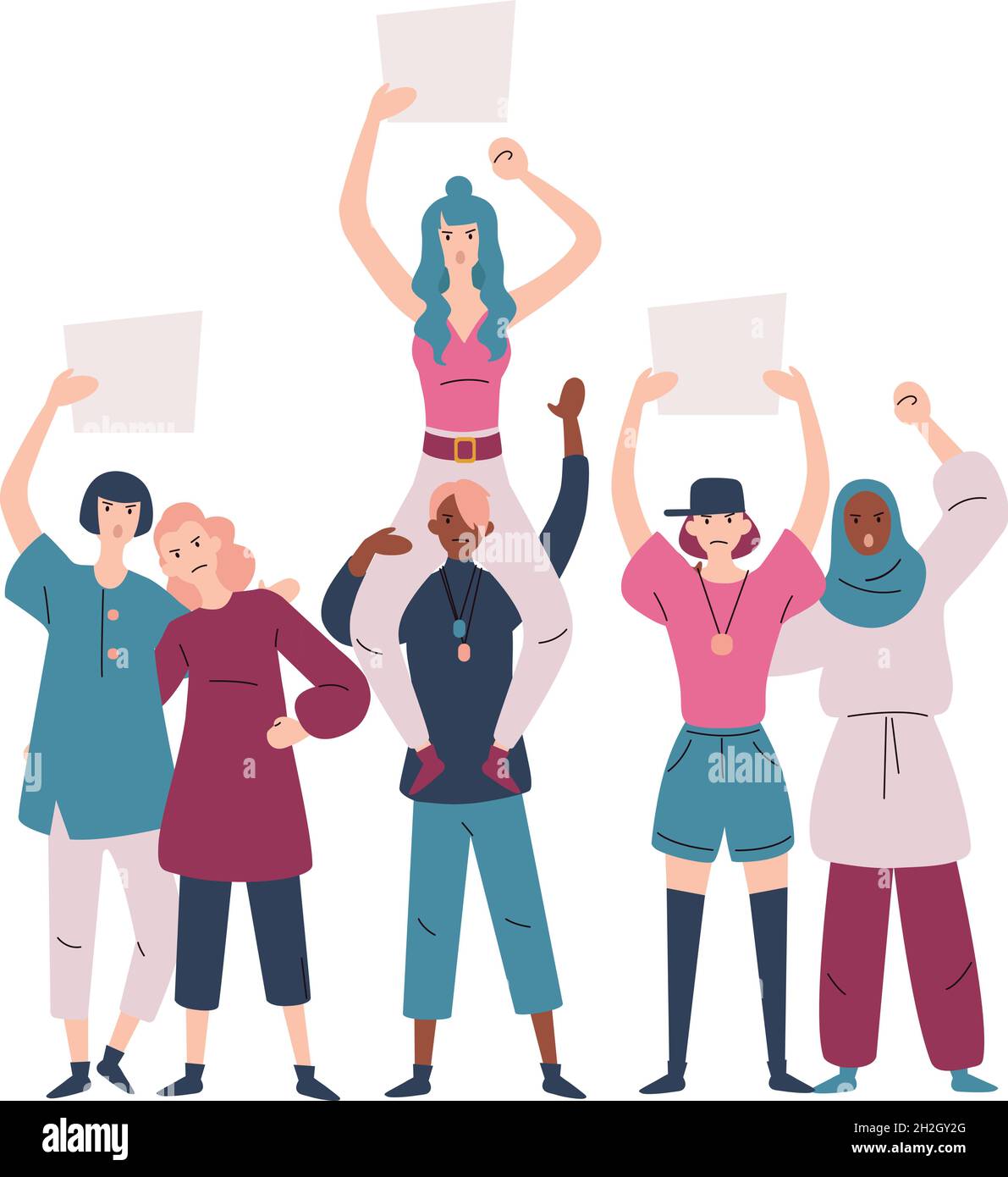 Protesters Stock Vector Images - Alamy