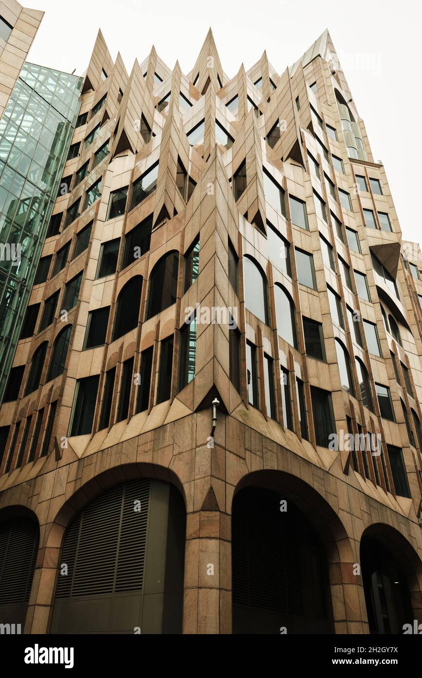 Minster Court London in Mincing Lane, an unusual neo-Gothic office ...