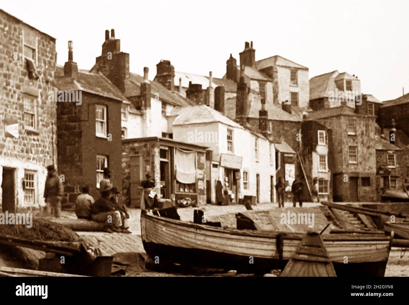 St. Ives, Cornwall, Victorian period Stock Photo - Alamy