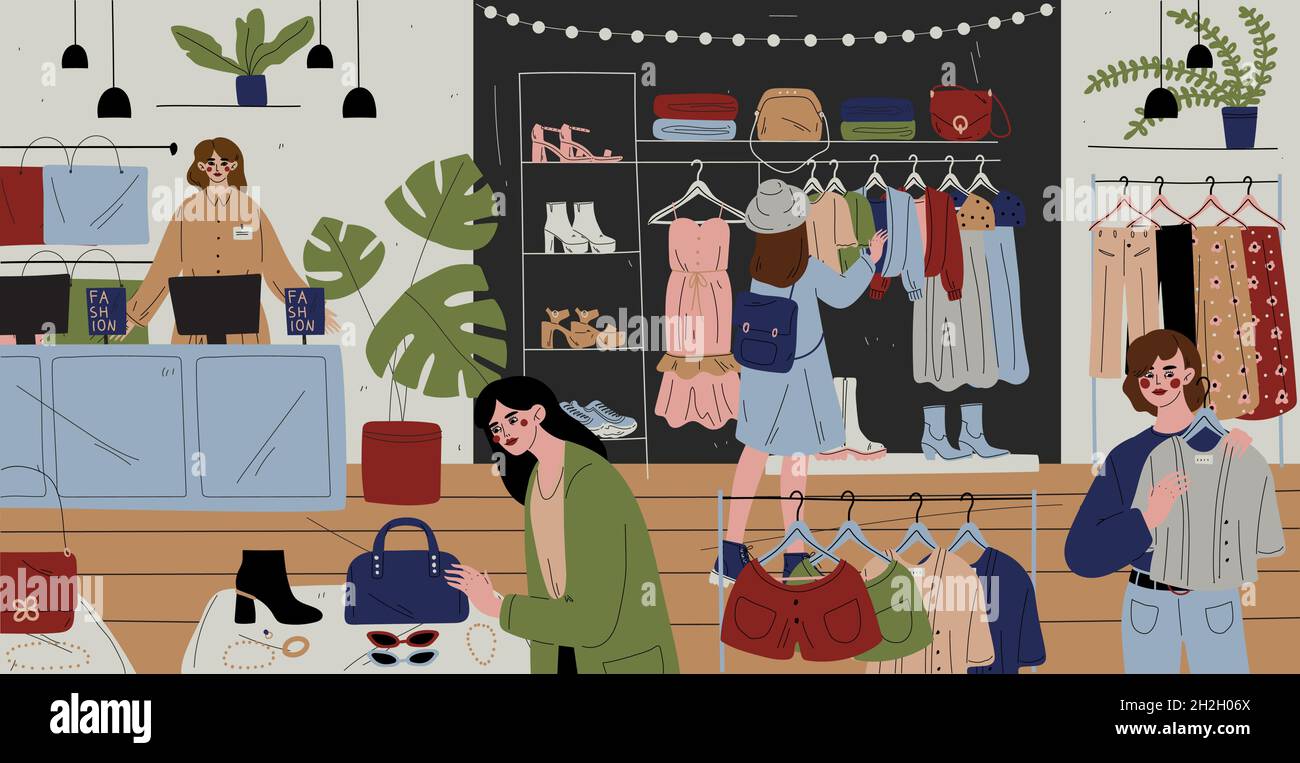 Lifestyle retail chain Stock Vector Images - Alamy