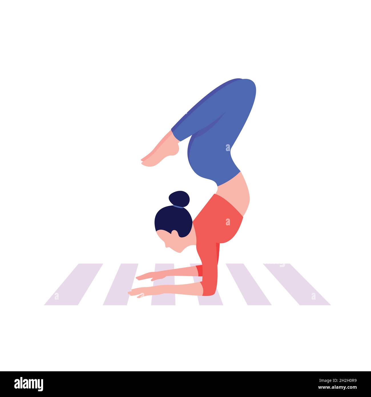 Elbow stand Stock Vector Images - Alamy