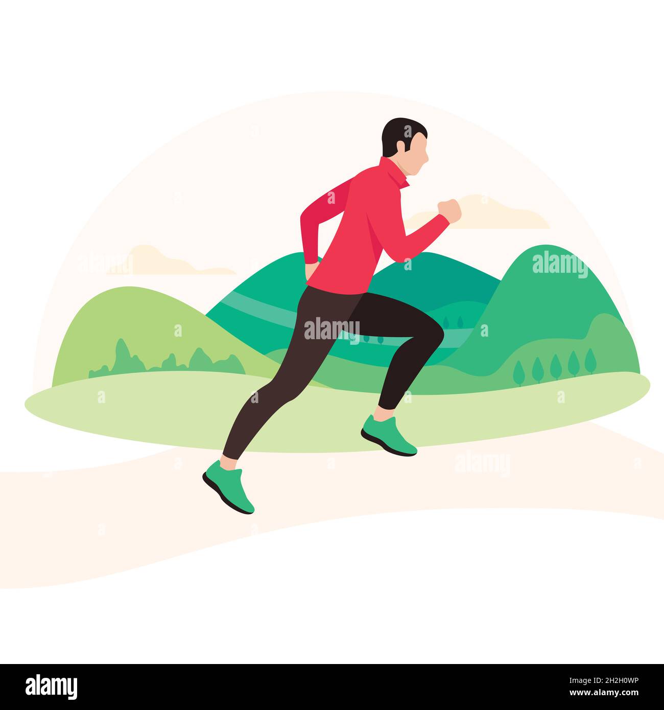 Human figure in motion Stock Vector Images - Alamy
