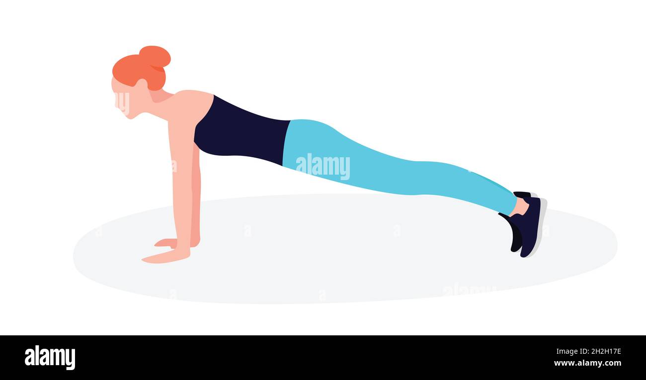 Side plank man exercise Stock Vector Images - Alamy