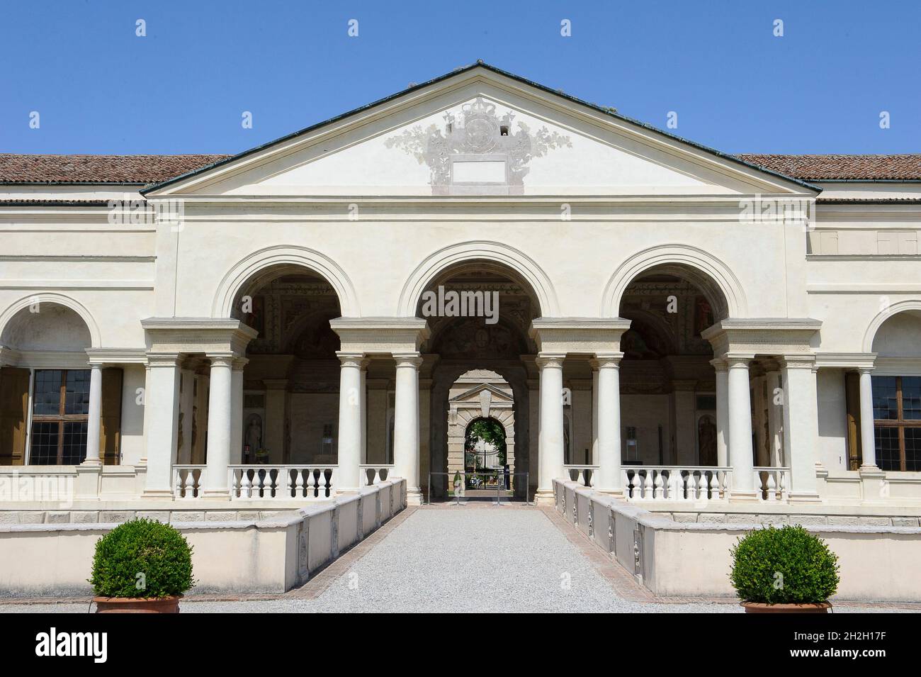 Europe, Italy, Lombardy, Palazzo Te built in 1525 in Mantua Stock Photo ...
