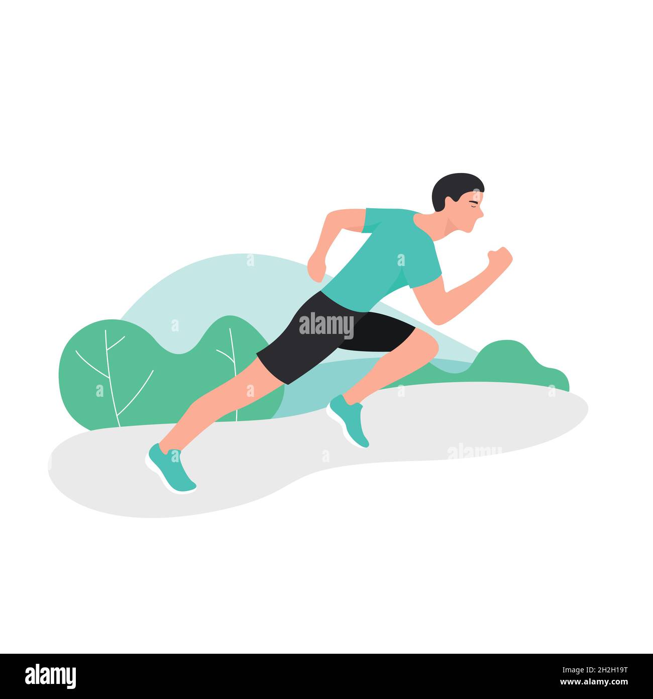 Young sprint Stock Vector Images - Alamy