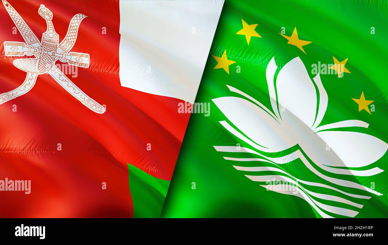 Oman macau flag hi-res stock photography and images - Alamy