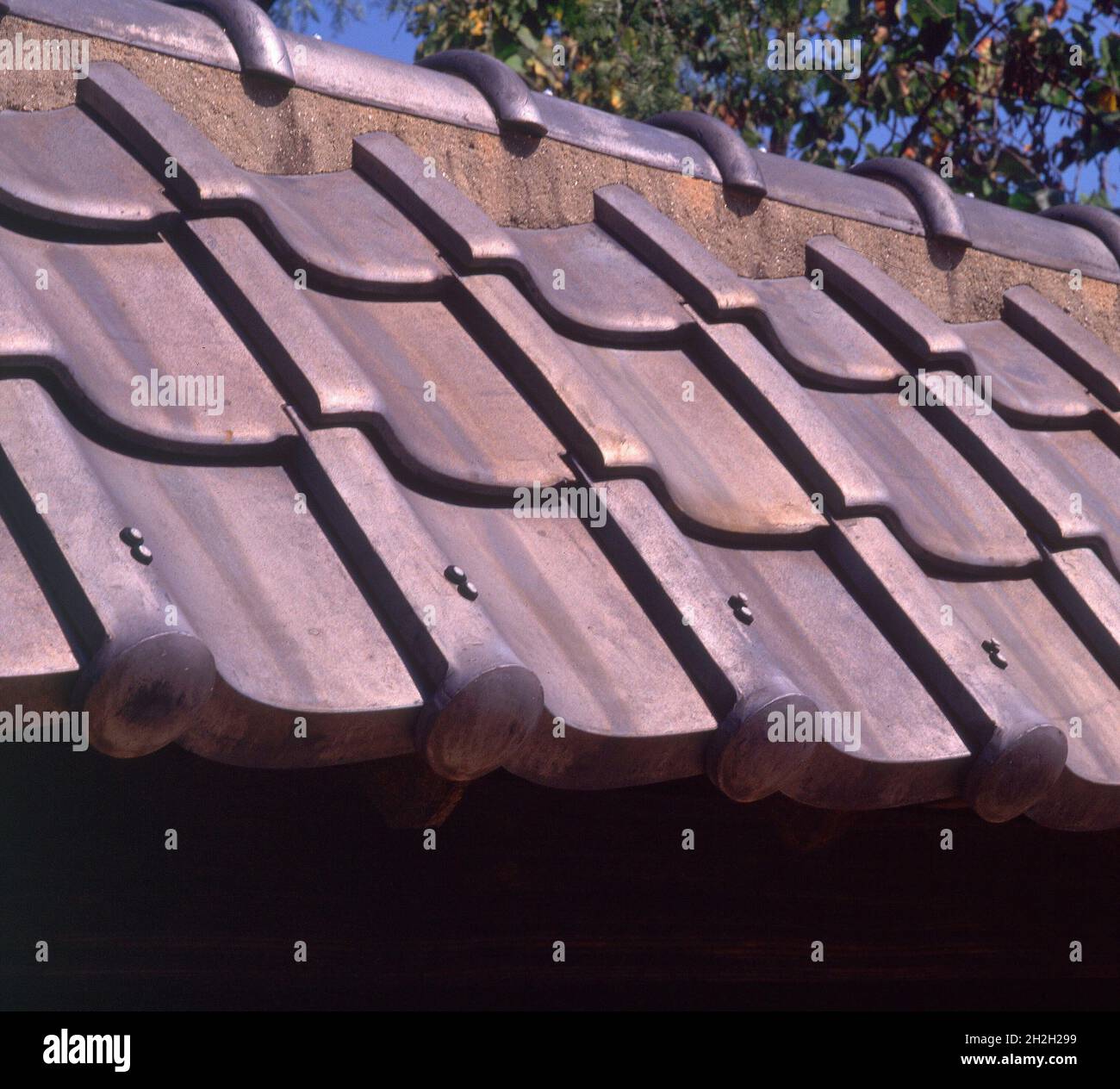 TECHUMBRE CUBIERTA DE TEJAS. Location: EXTERIOR. DALLAS-TEXAS Stock ...