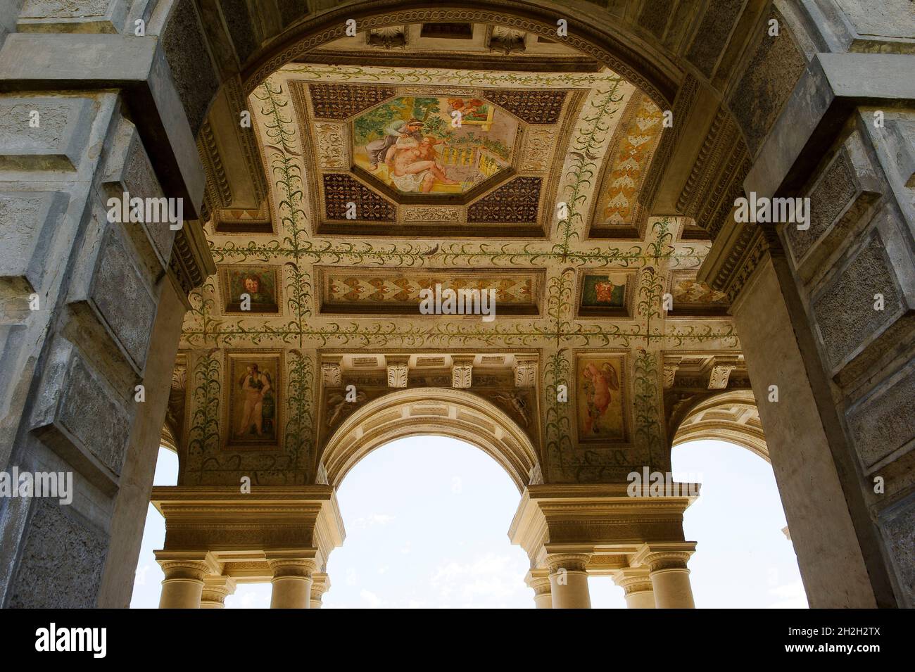 Europe, Italy, Lombardy, Palazzo Te built in 1525 in Mantua Stock Photo ...
