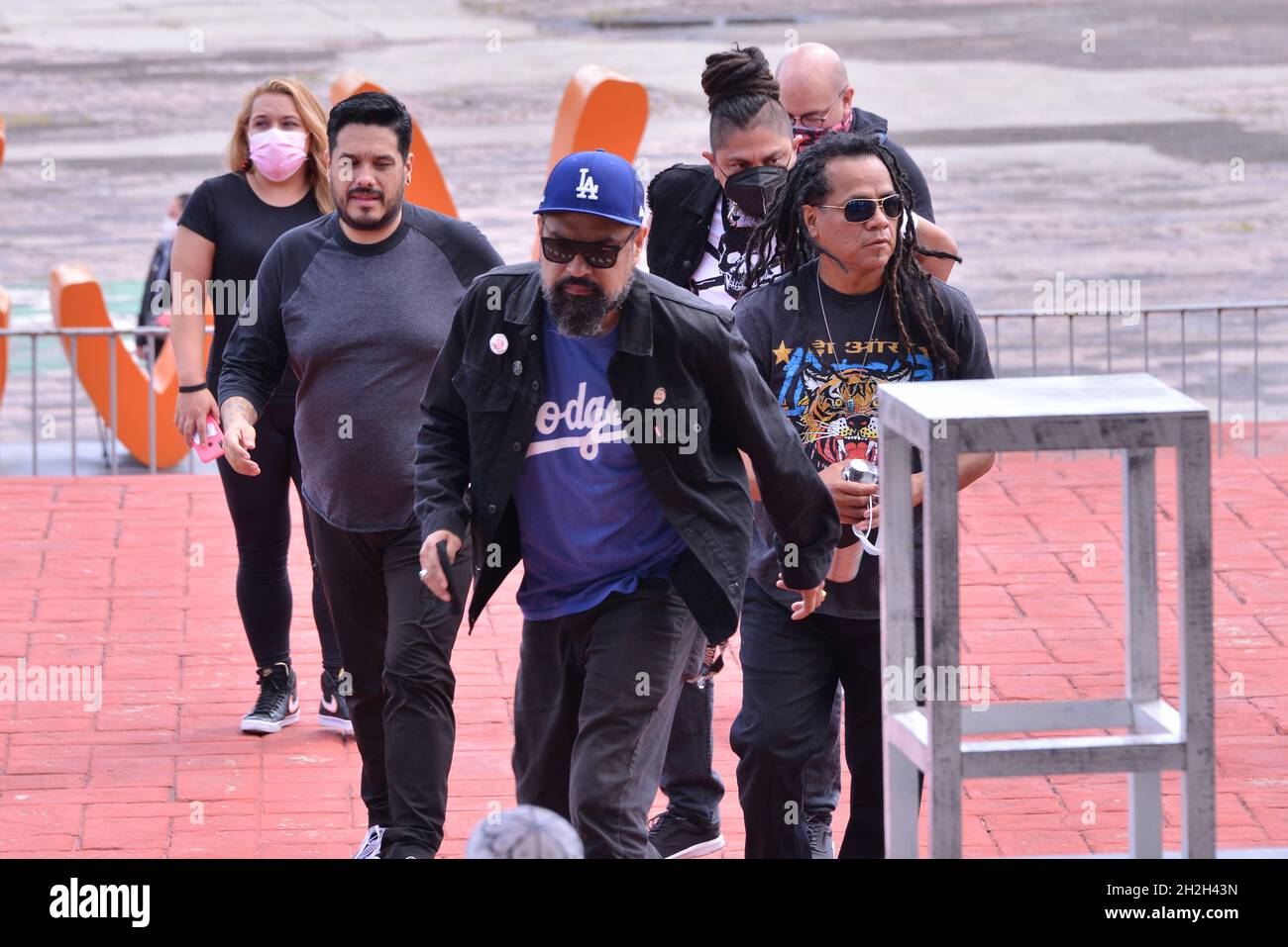 Non Exclusive: MEXICO CITY, MEXICO - OCTOBER 21, 2021: Integrants of ...