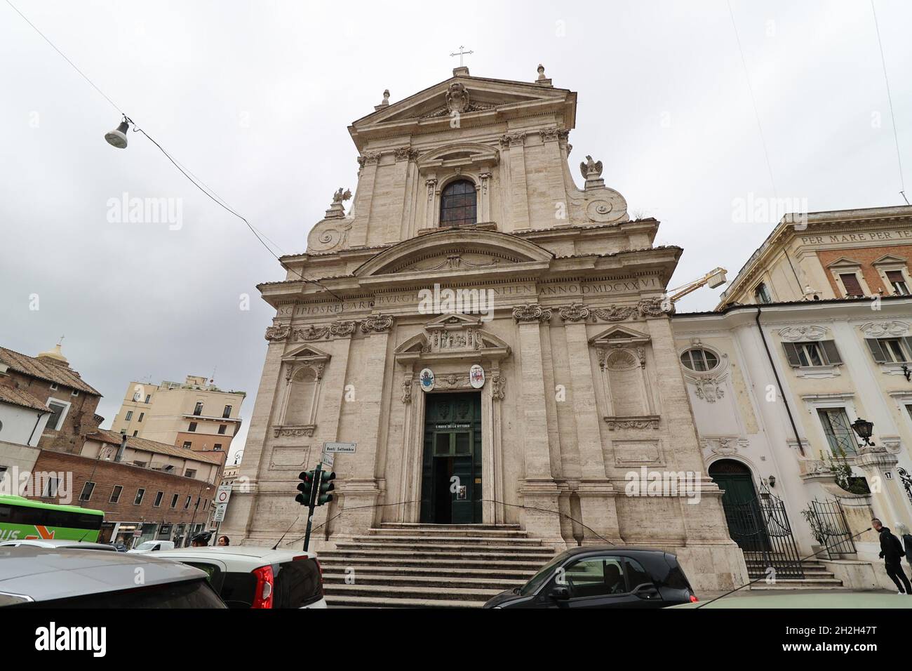 Rome, Italy. 21st Oct, 2021. Rome Cornaro Chapel the complete ...
