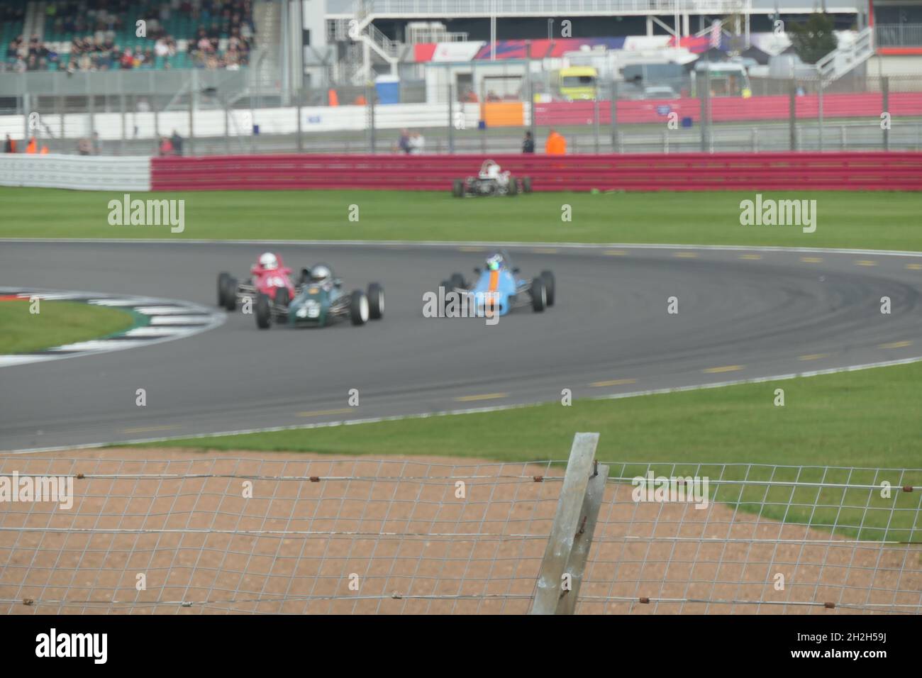 Silverstone motor racing circuit Northamptonshire UK Stock Photo - Alamy