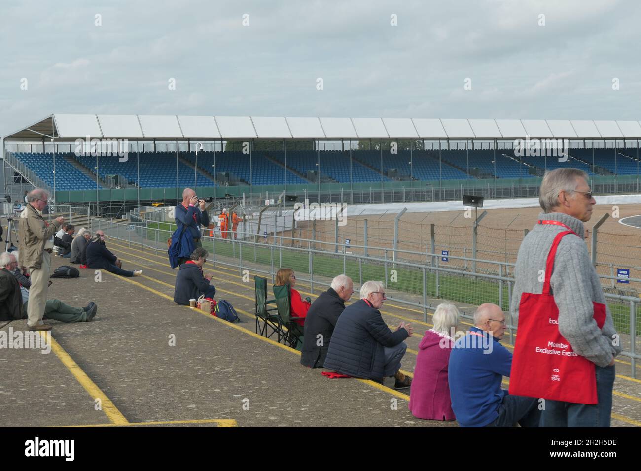 Silverstone motor racing circuit Northamptonshire UK Stock Photo - Alamy