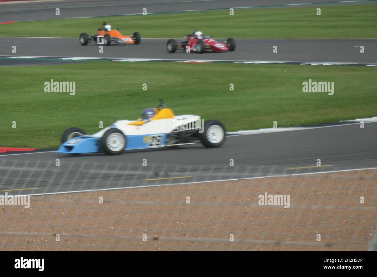 Silverstone motor racing circuit Northamptonshire UK Stock Photo - Alamy