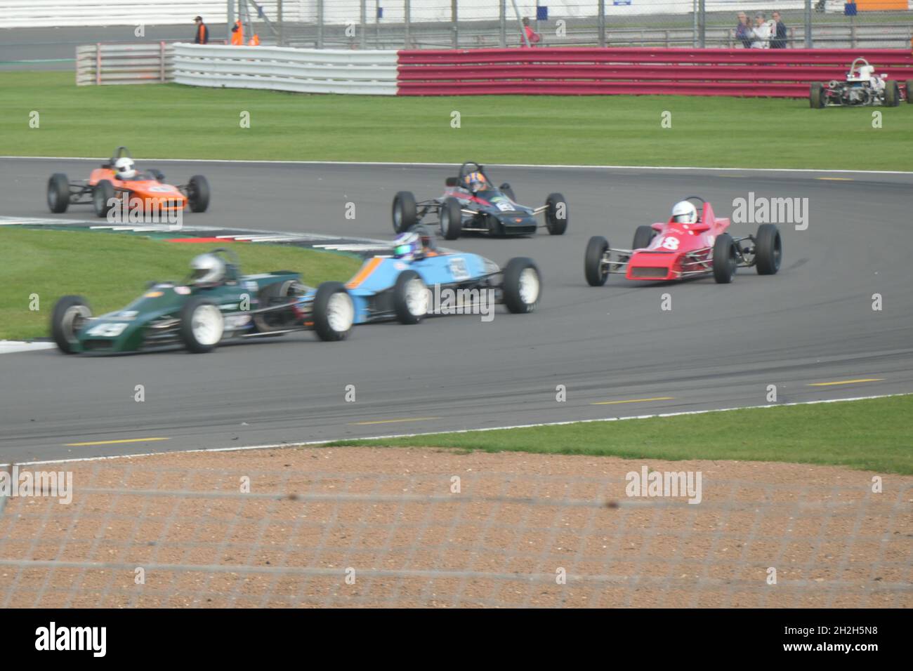 Silverstone motor racing circuit Northamptonshire UK Stock Photo - Alamy