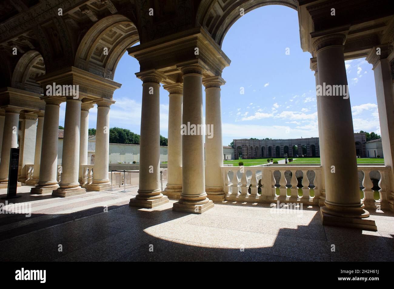Europe, Italy, Lombardy, Palazzo Te built in 1525 in Mantua Stock Photo ...