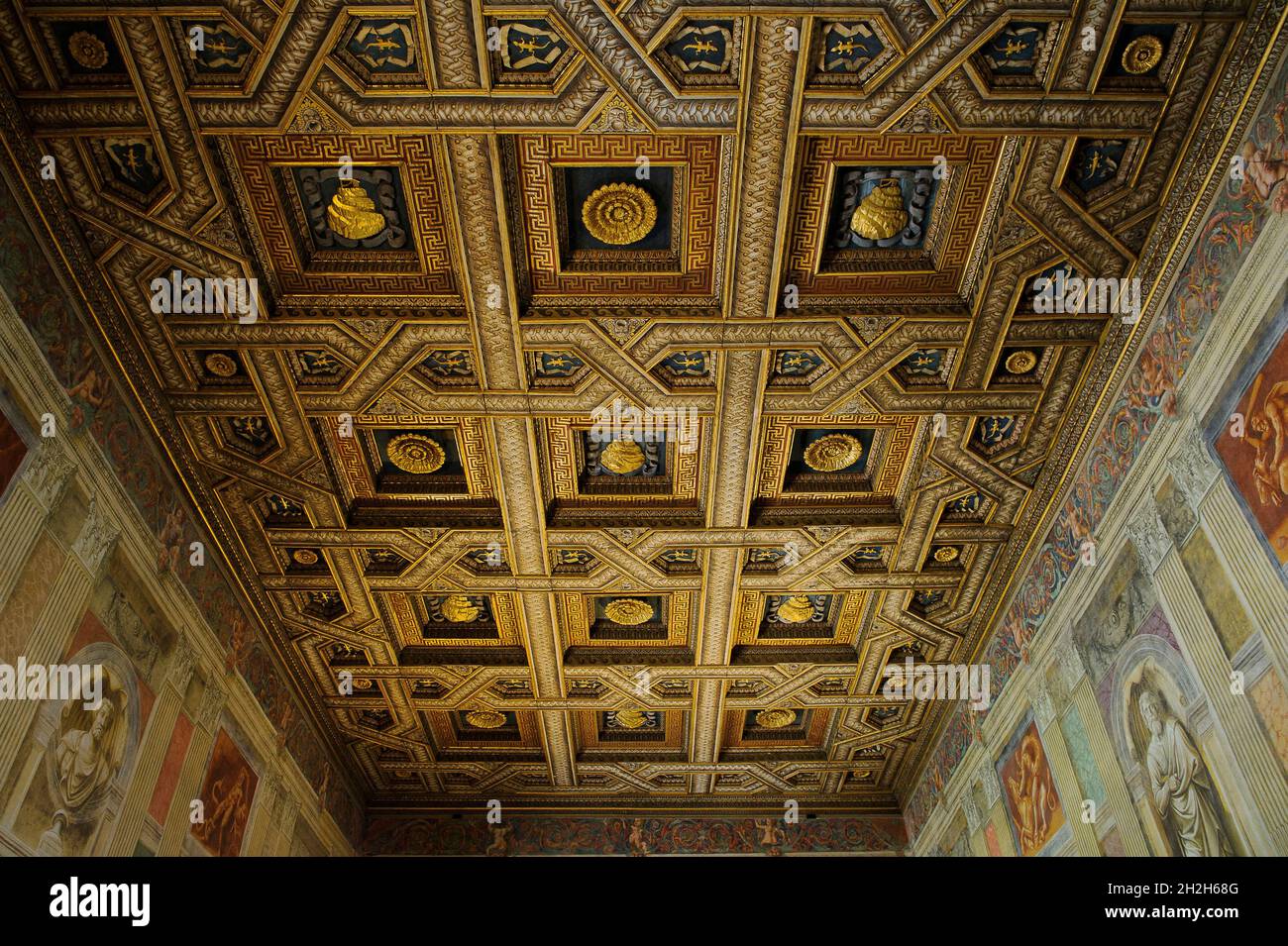 Europe, Italy, Lombardy, Palazzo Te built in 1525 in Mantua, room of ...