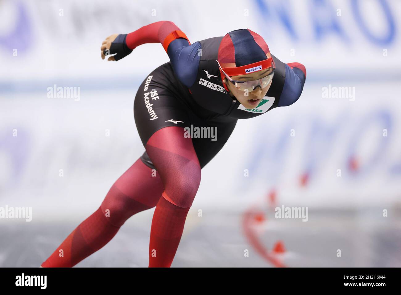 Nagano, Japan. 22nd Oct, 2021. Akane Iida Speed Skating : The 28th All ...