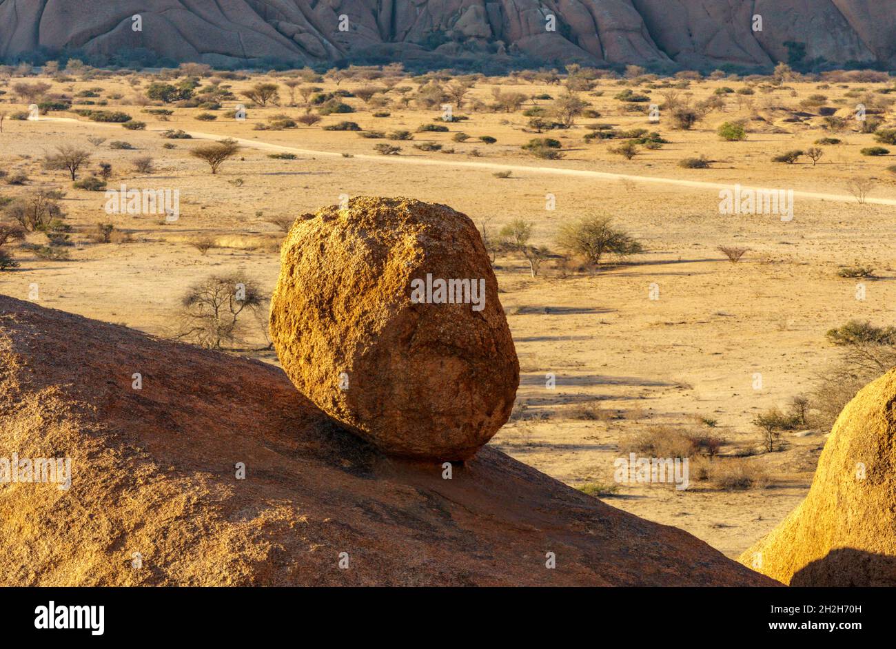 The ancient granite of Spitzkoppe Namibia Africa Stock Photo - Alamy