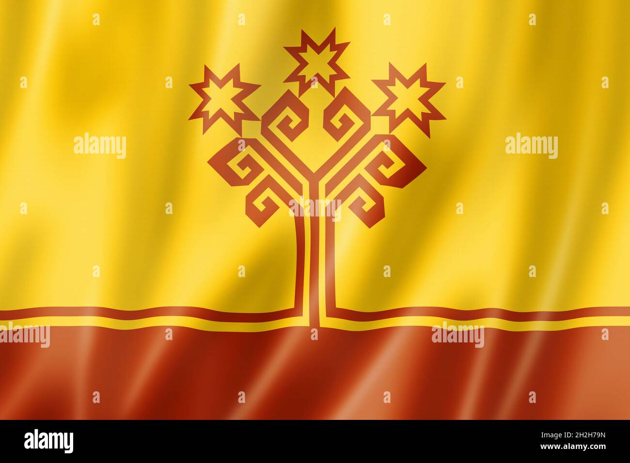 Flag of the republic of chuvash hi-res stock photography and images - Alamy
