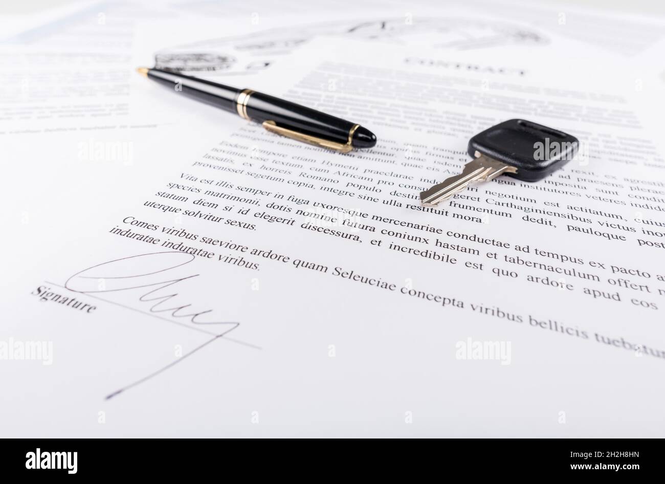 Latin signature hi-res stock photography and images - Alamy