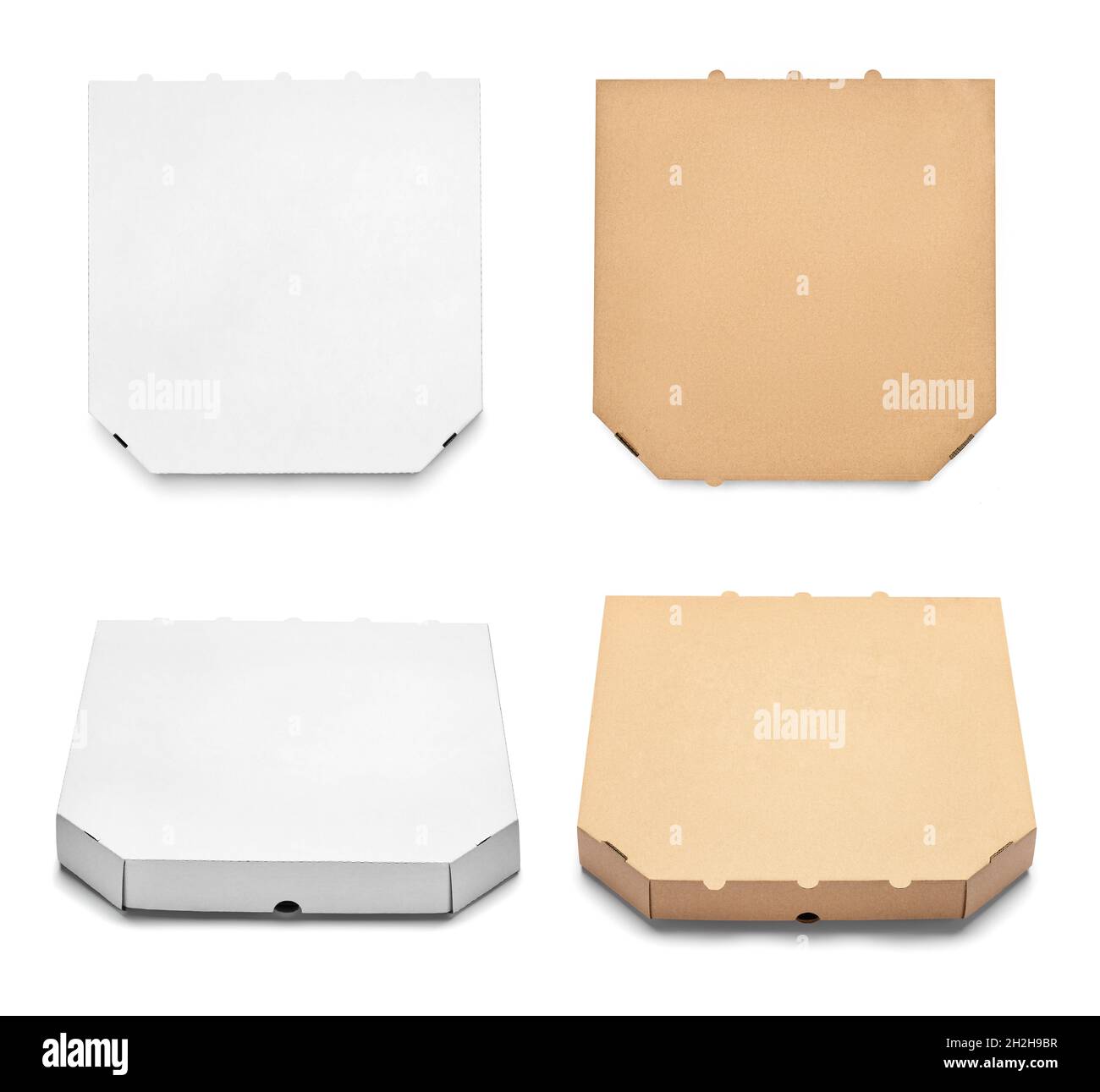 pizza box food cardboard delivery package Stock Photo - Alamy