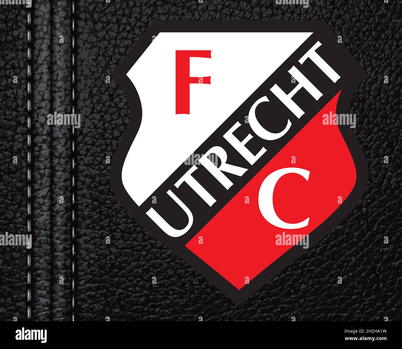 Coat of arms FC Utrecht, Utrecht, football club from the Netherlands ...