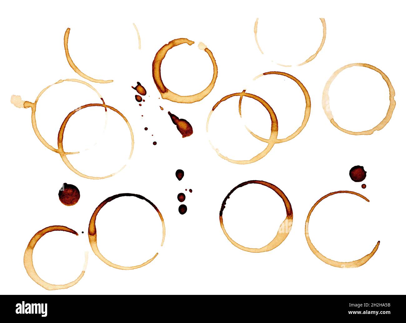 coffee stain fleck drink beverage Stock Photo - Alamy