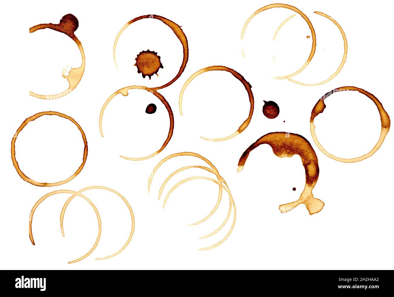coffee stain fleck drink beverage Stock Photo - Alamy