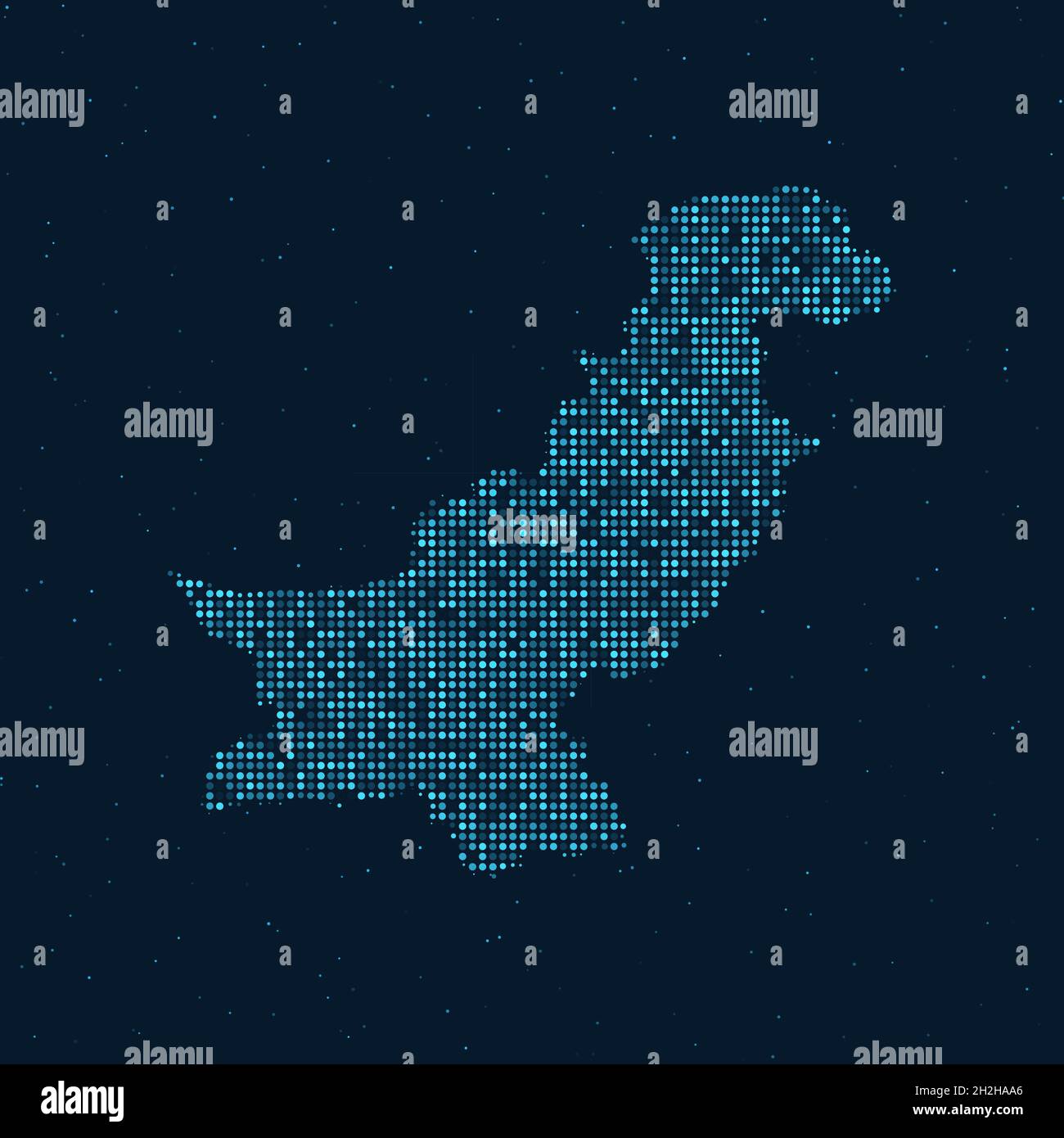 Map icon pakistan blue Stock Vector Images - Alamy