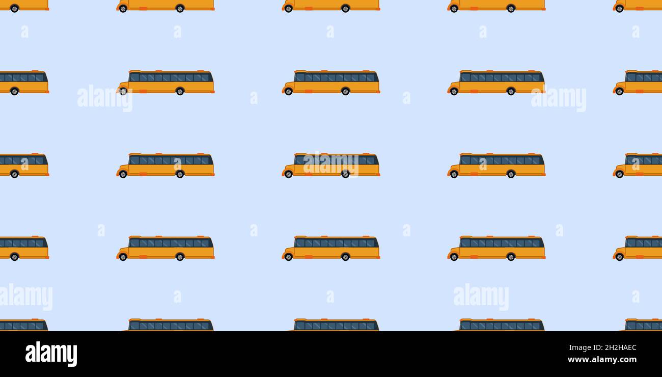 School bus seamless pattern vector. School pattern background Stock ...