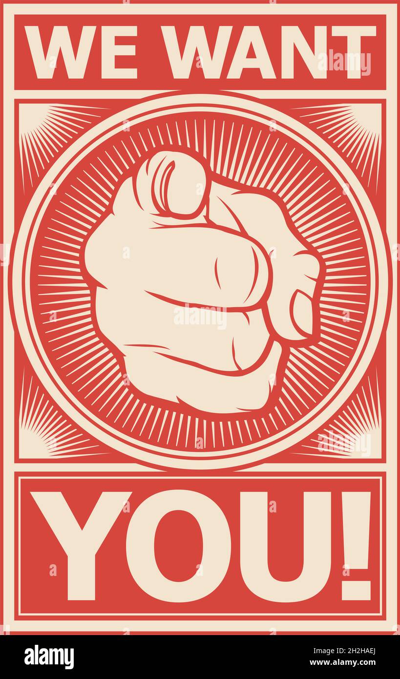 Recruit poster Stock Vector Images - Alamy