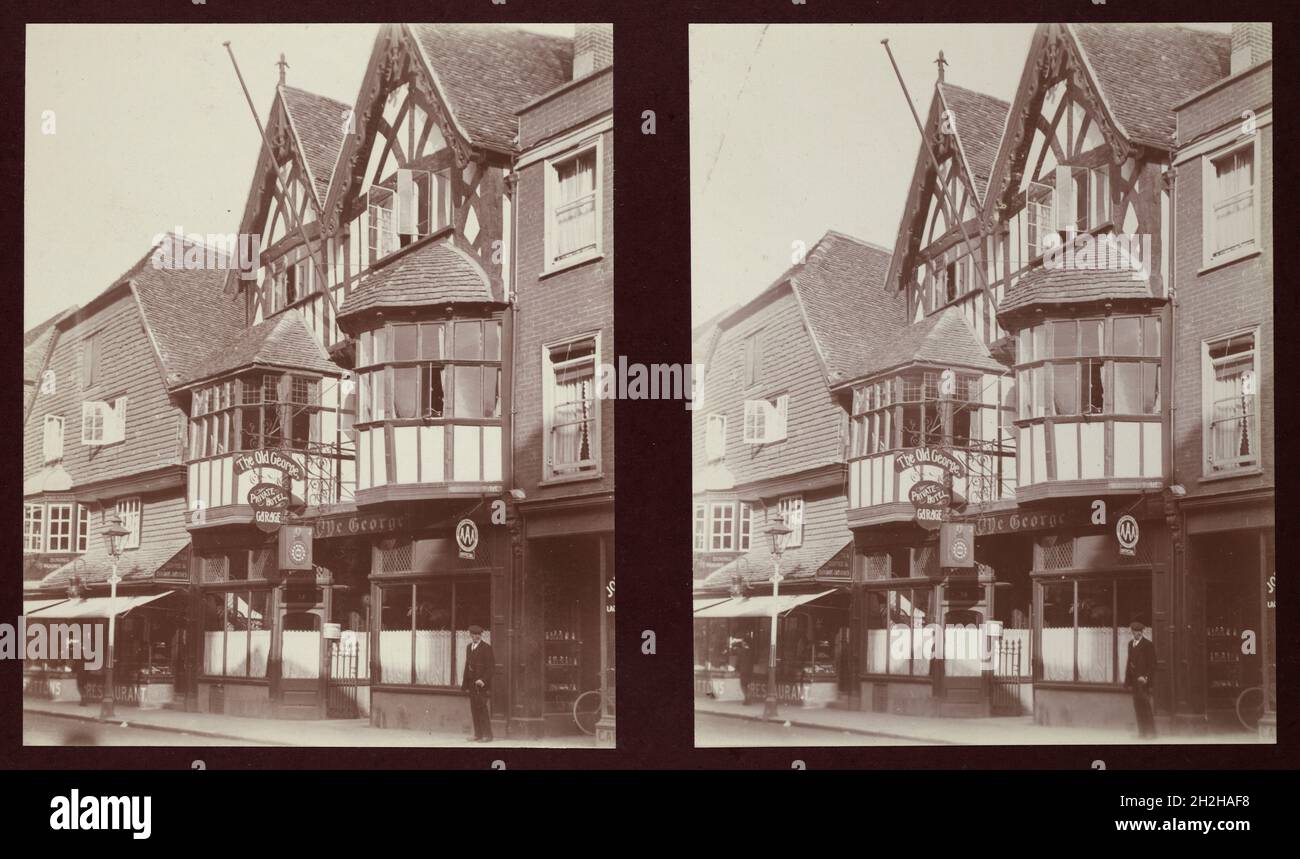 Old George Inn, 17 High Street, Salisbury, Wiltshire, 1913 ...