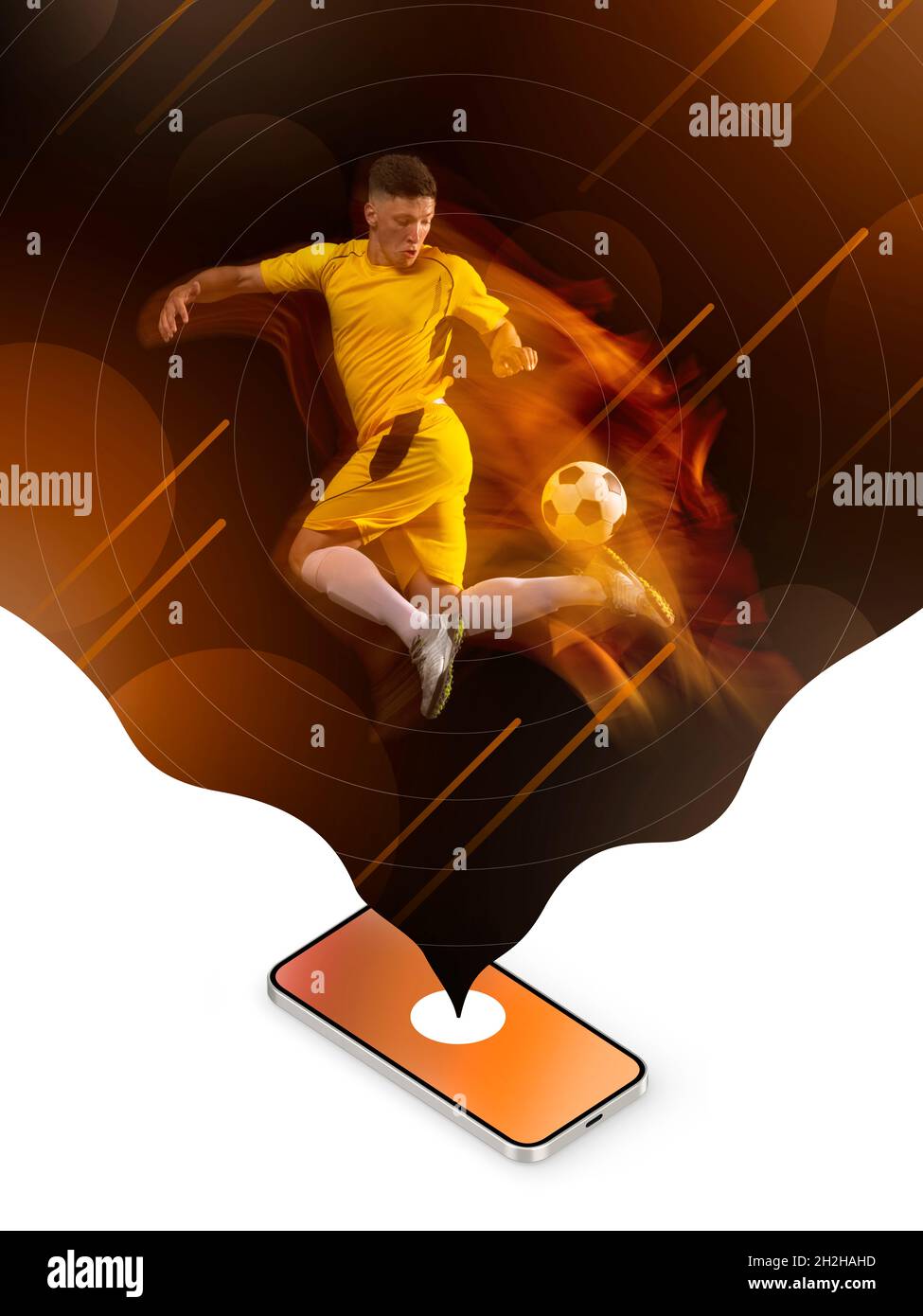 Contemporary art collage. Inspiration, idea, magazine style. Sport ...