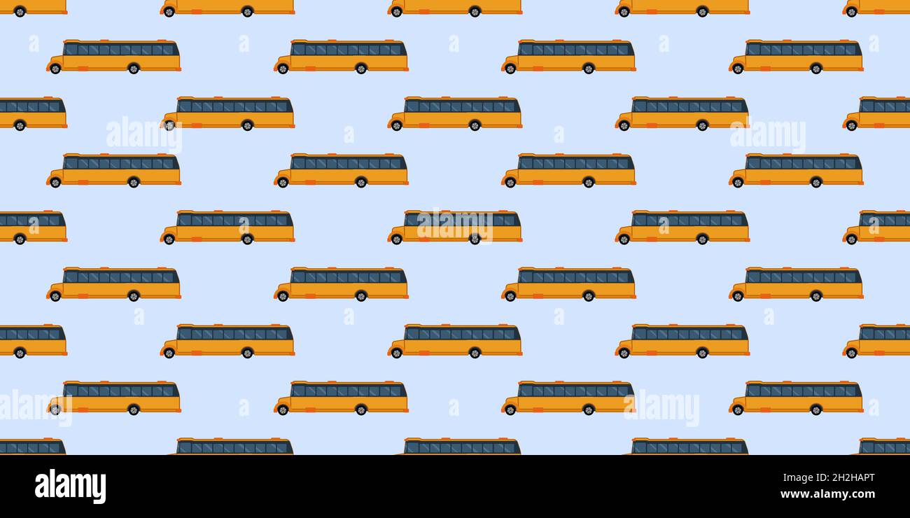 School bus seamless pattern vector. School pattern background Stock ...