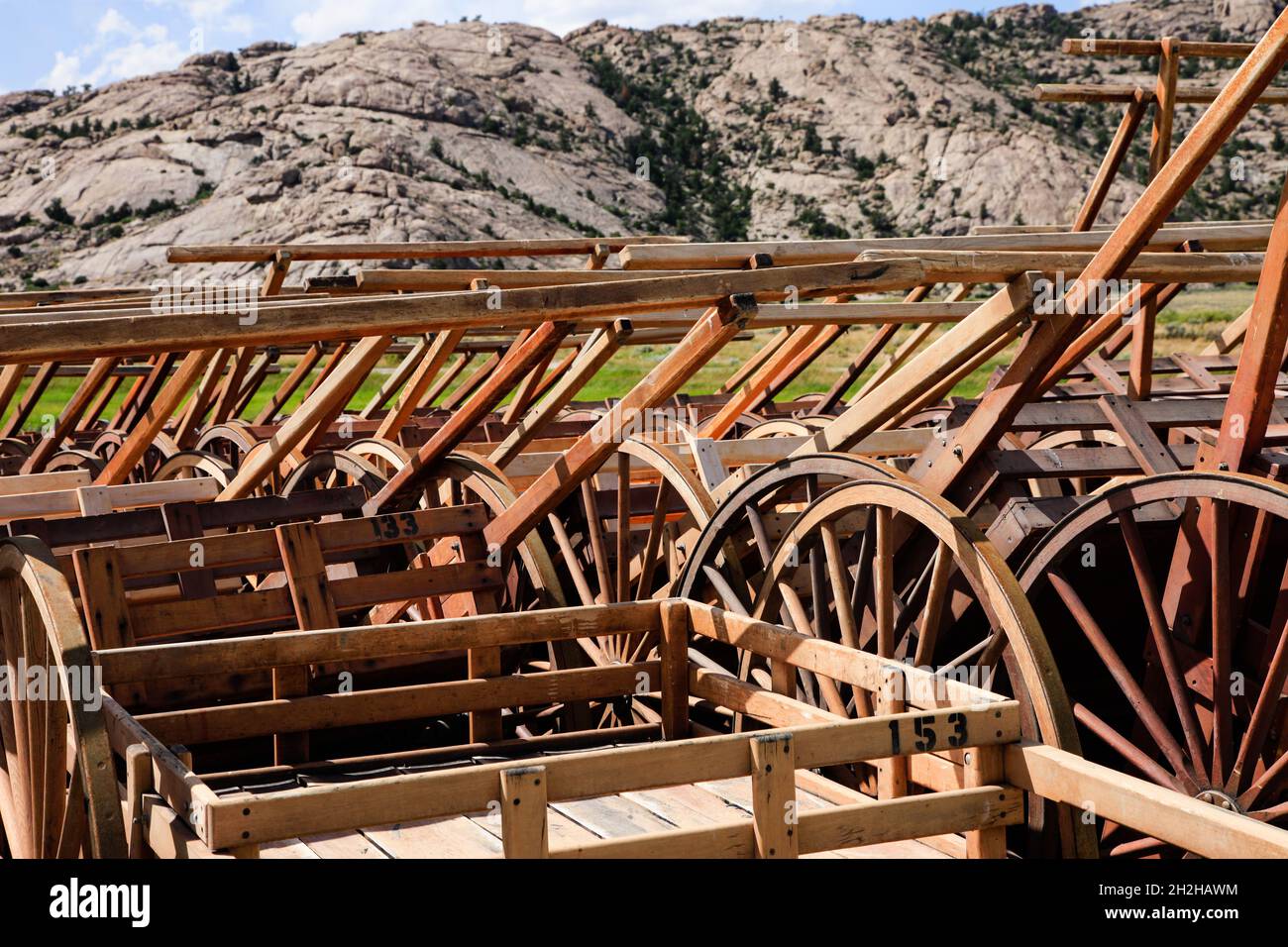 Handcarts Were A Means Of Conveyence For Mormon Pioneers Crossing The