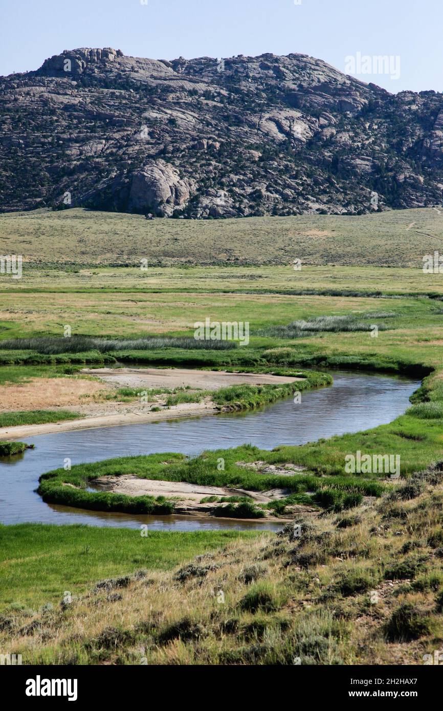 The Mormon Trail & Oregon Trail crossed the Sweetwater River many times ...
