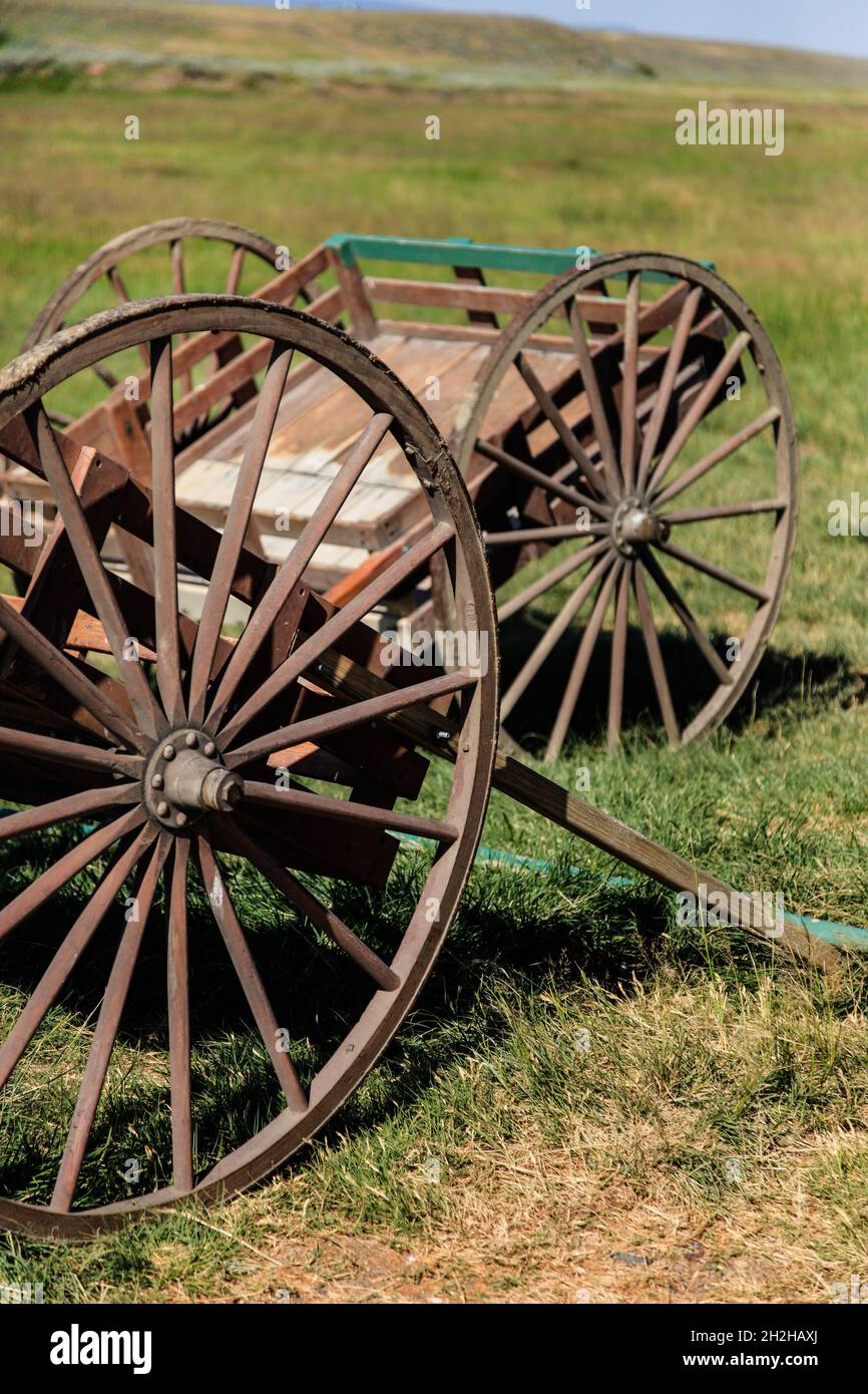 Handcarts were a means of conveyence for Mormon pioneers crossing the ...