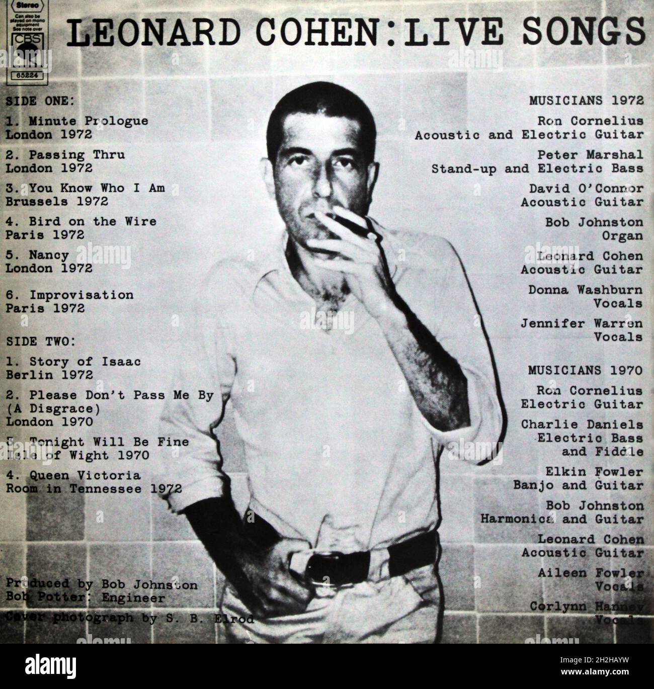 Leonard cohen 1973 hi-res stock photography and images - Alamy