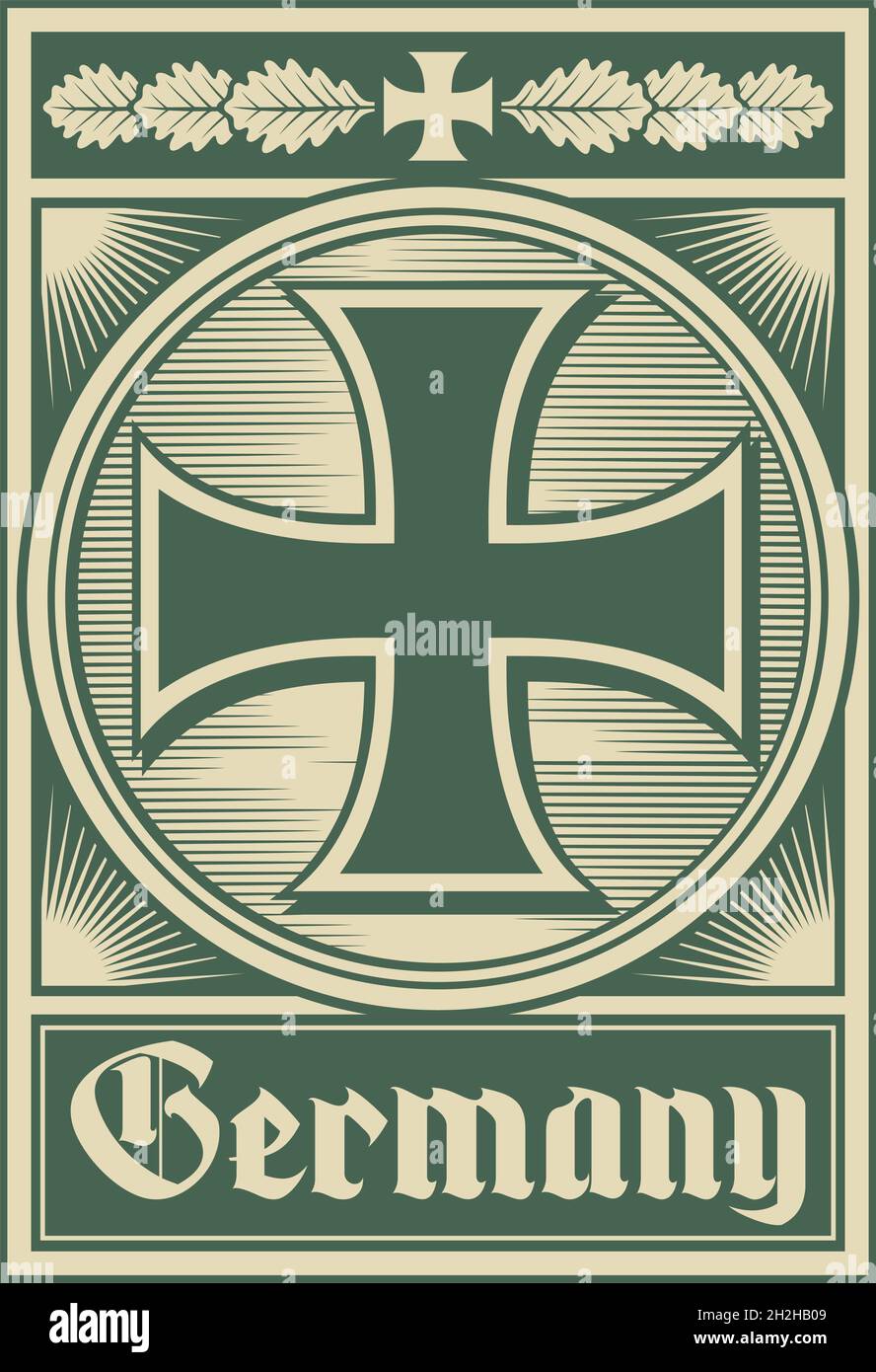 Germany historic emblem Stock Vector Images - Alamy