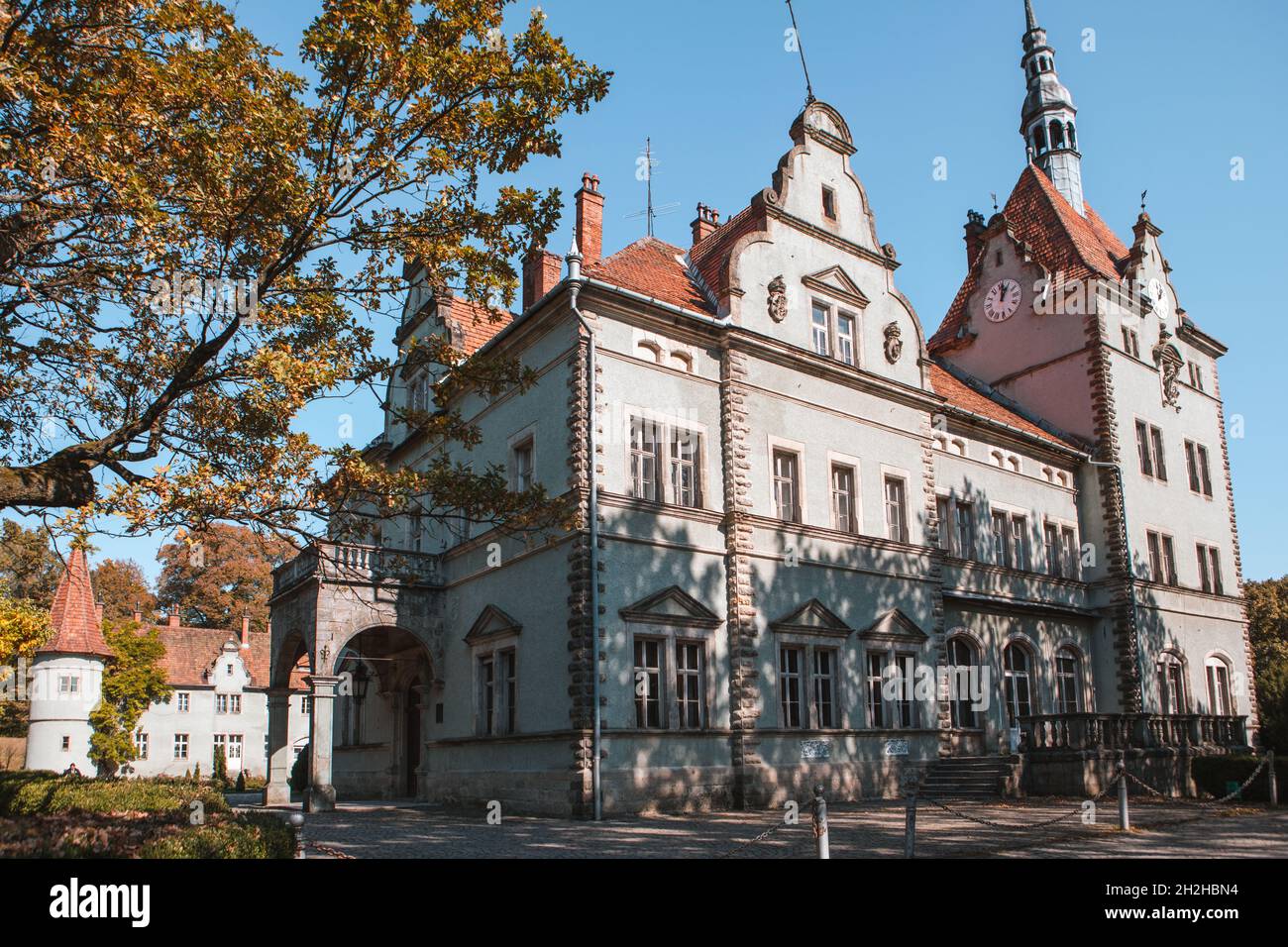 schoenborn palace architecture ukraine Stock Photo - Alamy