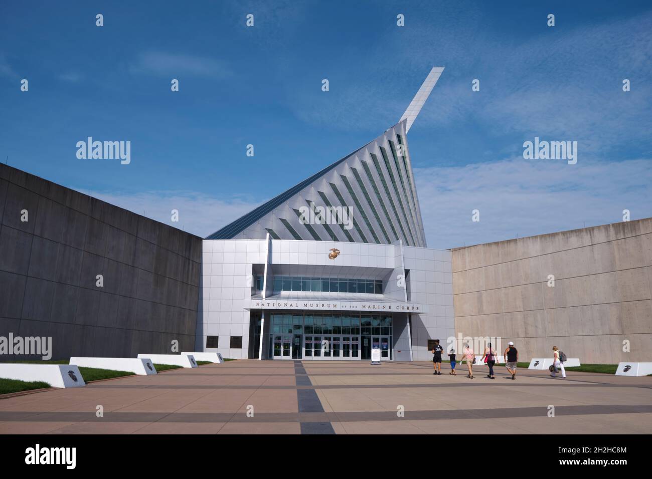 The soaring front entrance to the building. At the National Museum of ...