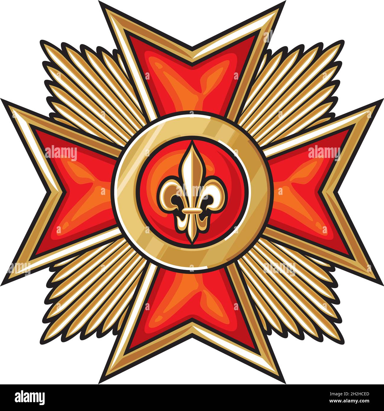 Order (medal) vector illustration Stock Vector Image & Art - Alamy