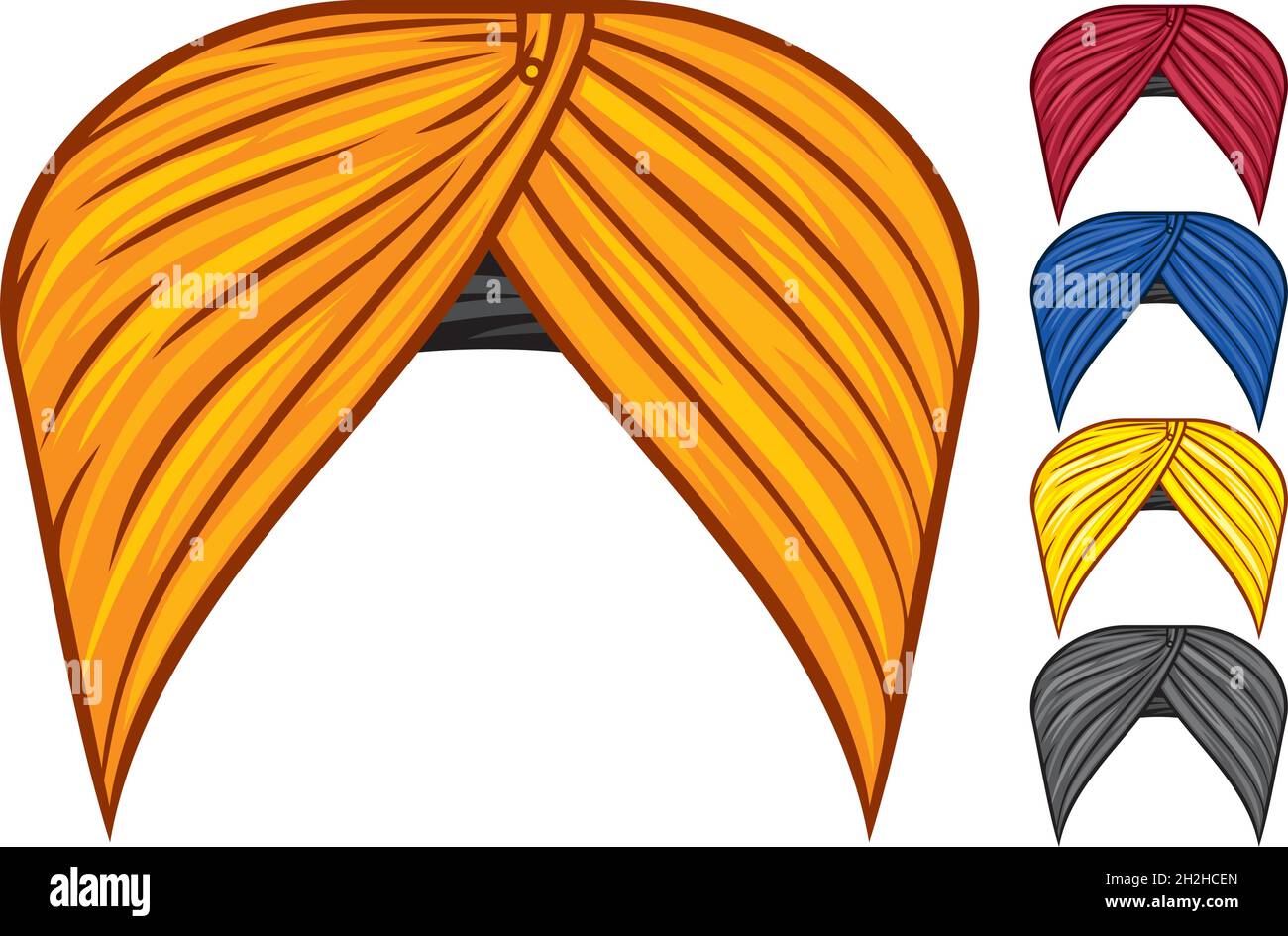 Punjabi Turban Vector