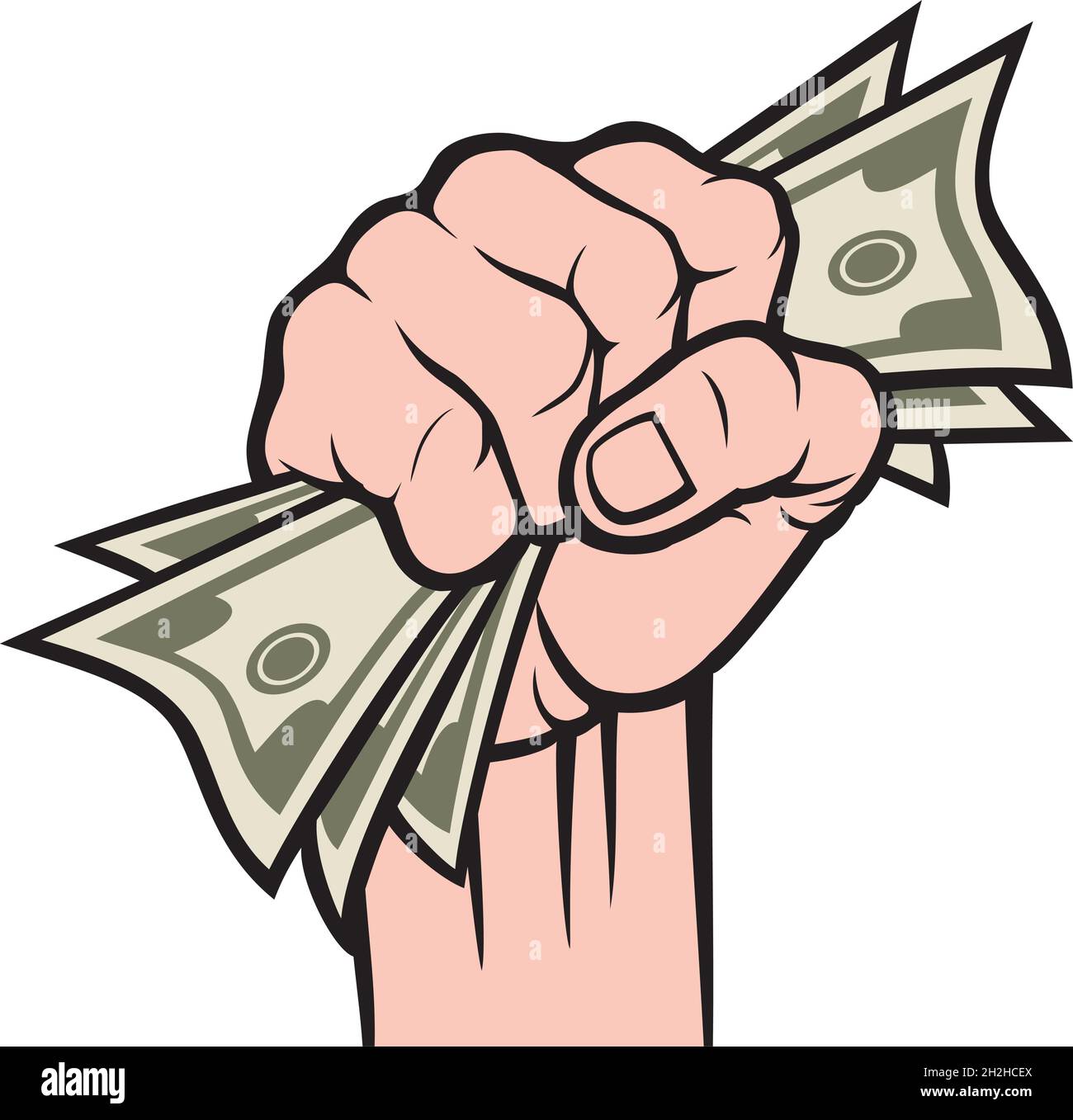 Pay in money Stock Vector Images - Alamy