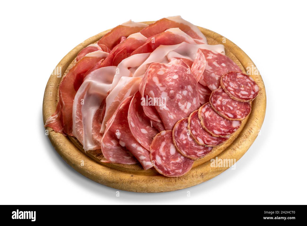 Salami sliced ham sausage hi-res stock photography and images - Alamy